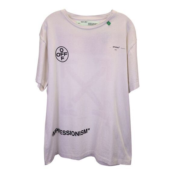 Off-White | Shirts | Offwhite Impressionism Print Crew Neck Tshirt In ...
